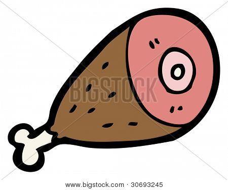 Leg Ham Cartoon Image & Photo (Free Trial) | Bigstock