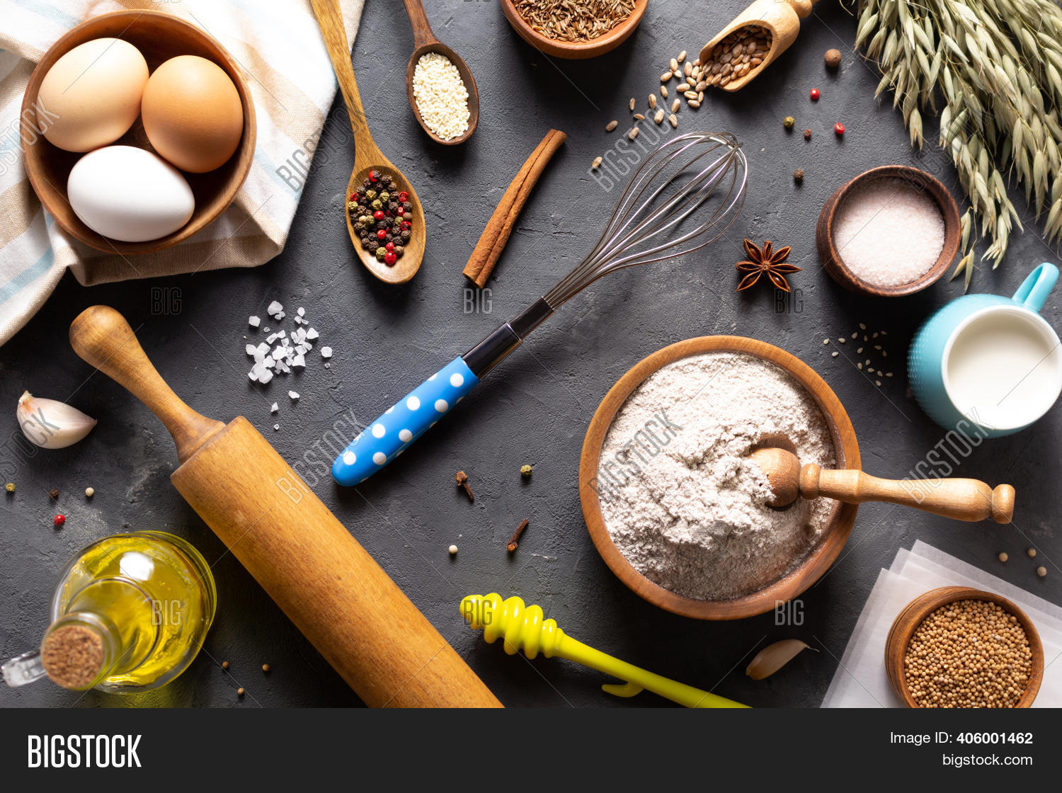 Bakery Ingredients Image & Photo (Free Trial) | Bigstock
