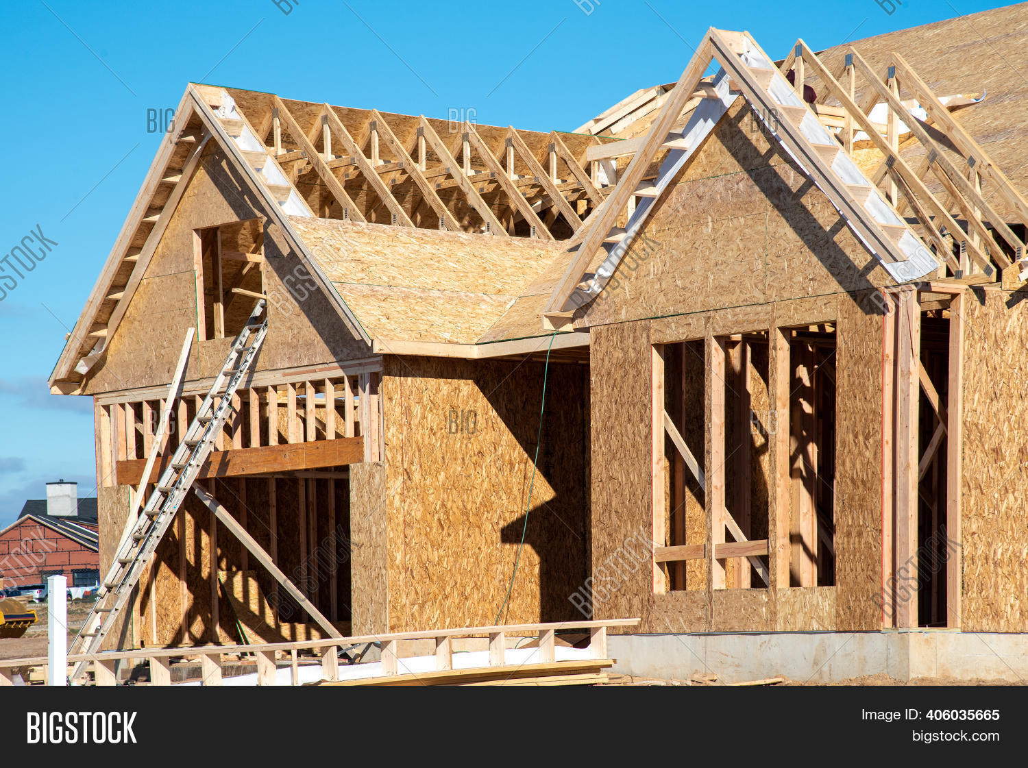 Wall Rafters Plywood Image & Photo (Free Trial) | Bigstock