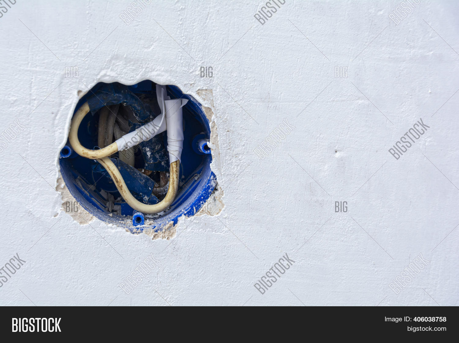 Hole Wall Electrical Image & Photo (Free Trial) | Bigstock