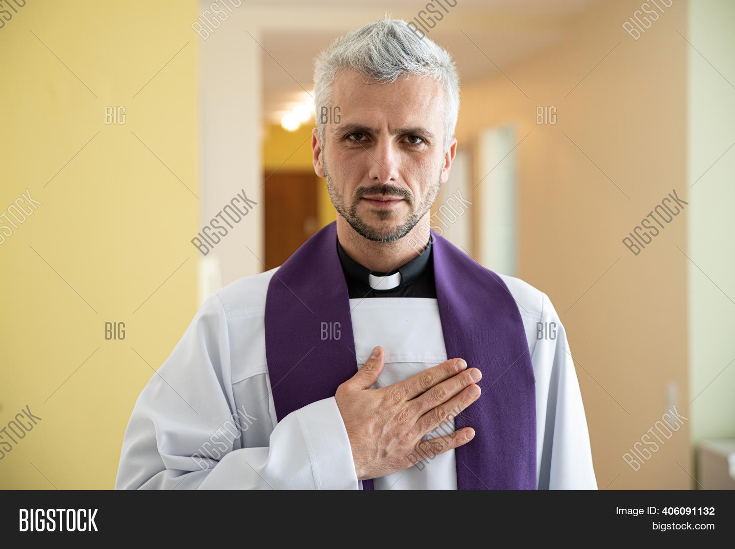Priest Cleric Praying Image & Photo (Free Trial) | Bigstock