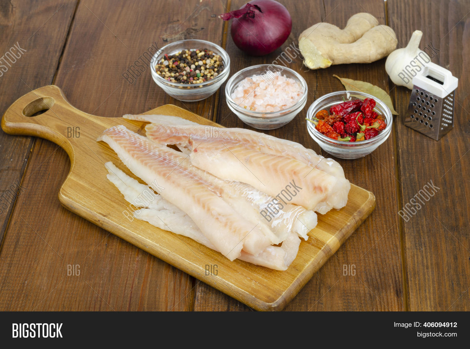 Frozen Pollock Fillet Image & Photo (Free Trial) | Bigstock