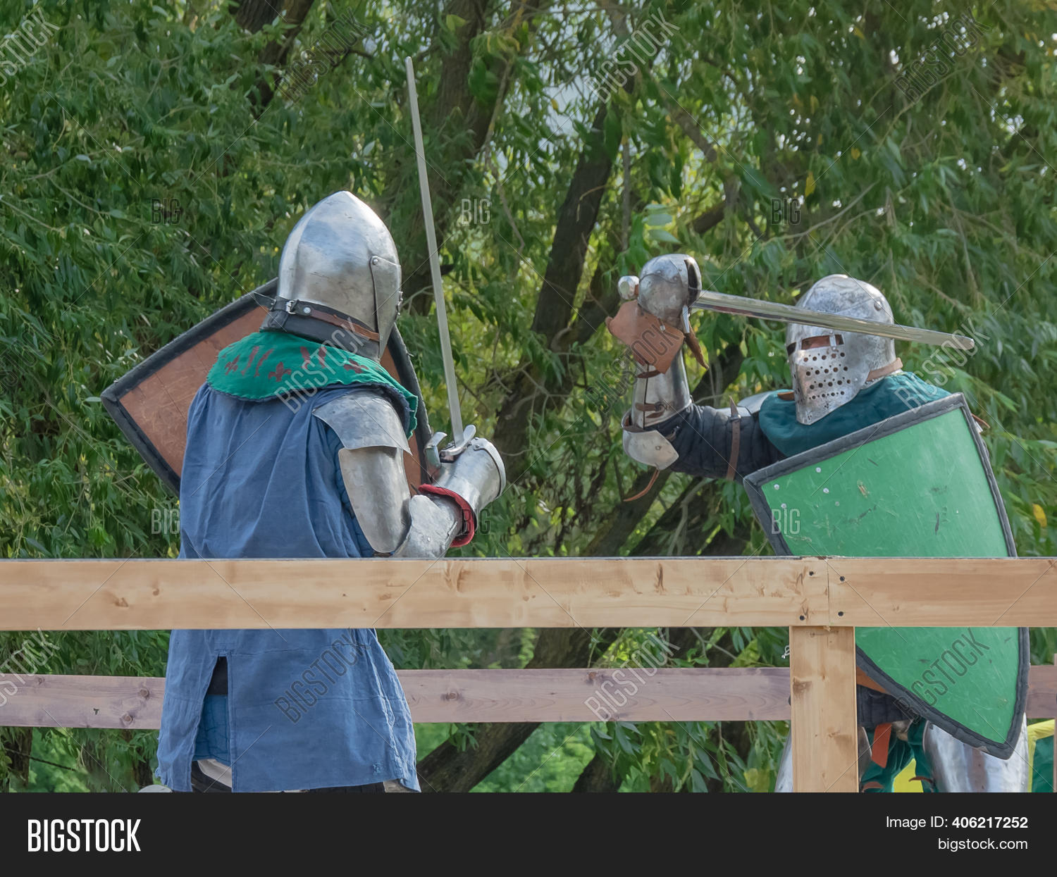 Two Knights On Foot Image & Photo (Free Trial) | Bigstock