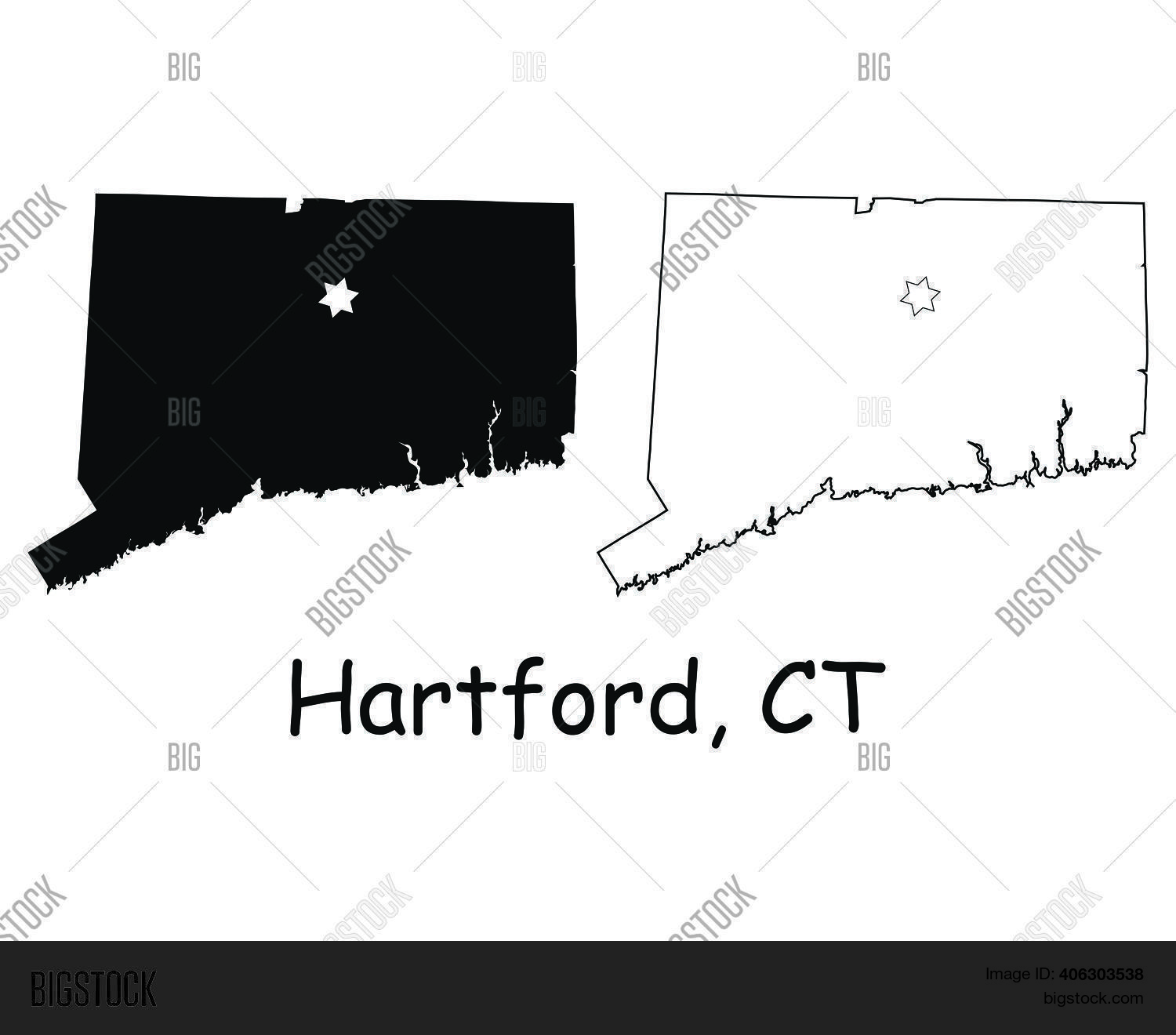 Connecticut Ct State Vector & Photo (Free Trial) | Bigstock