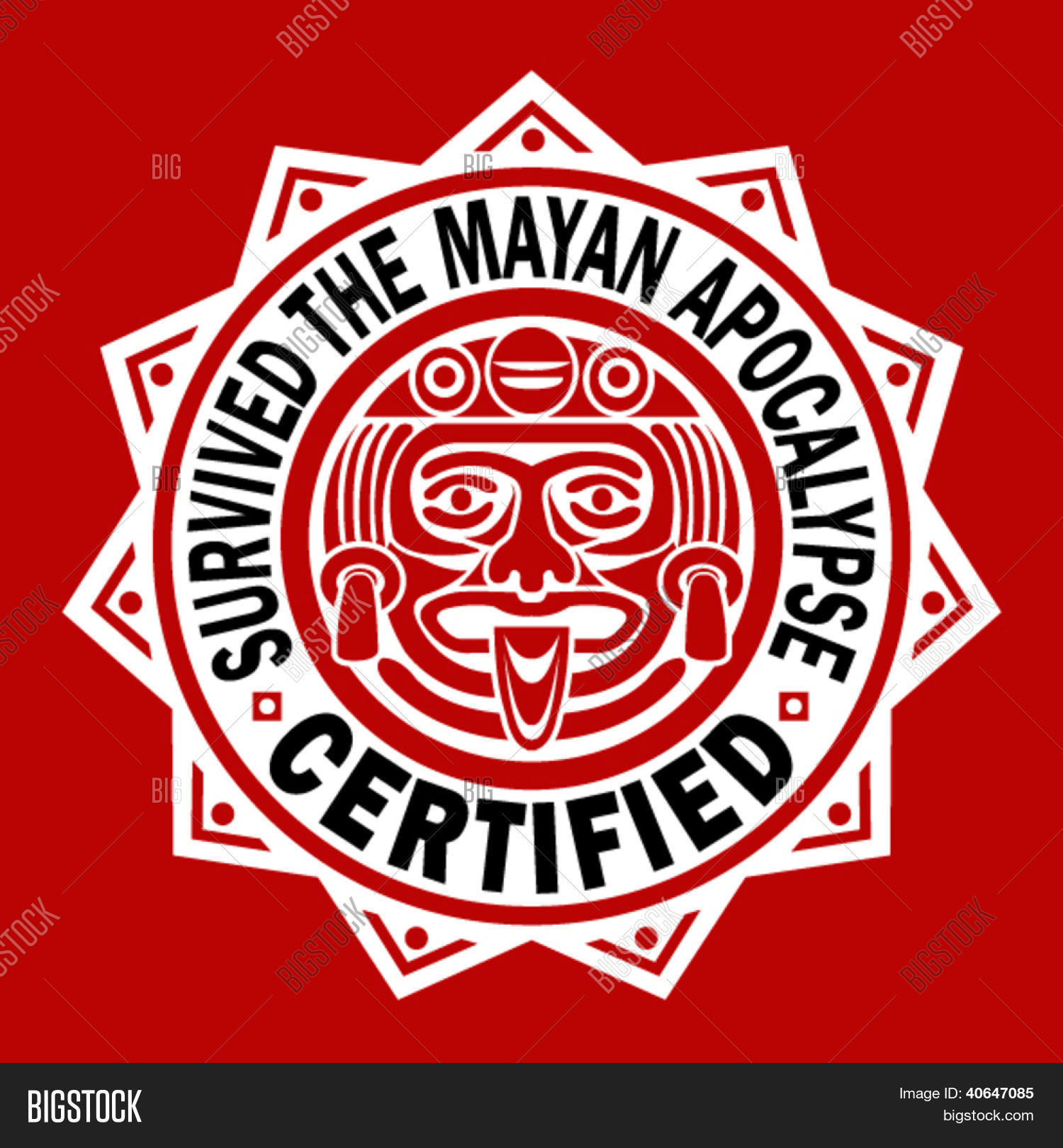 Survived Mayan Vector & Photo (Free Trial) | Bigstock