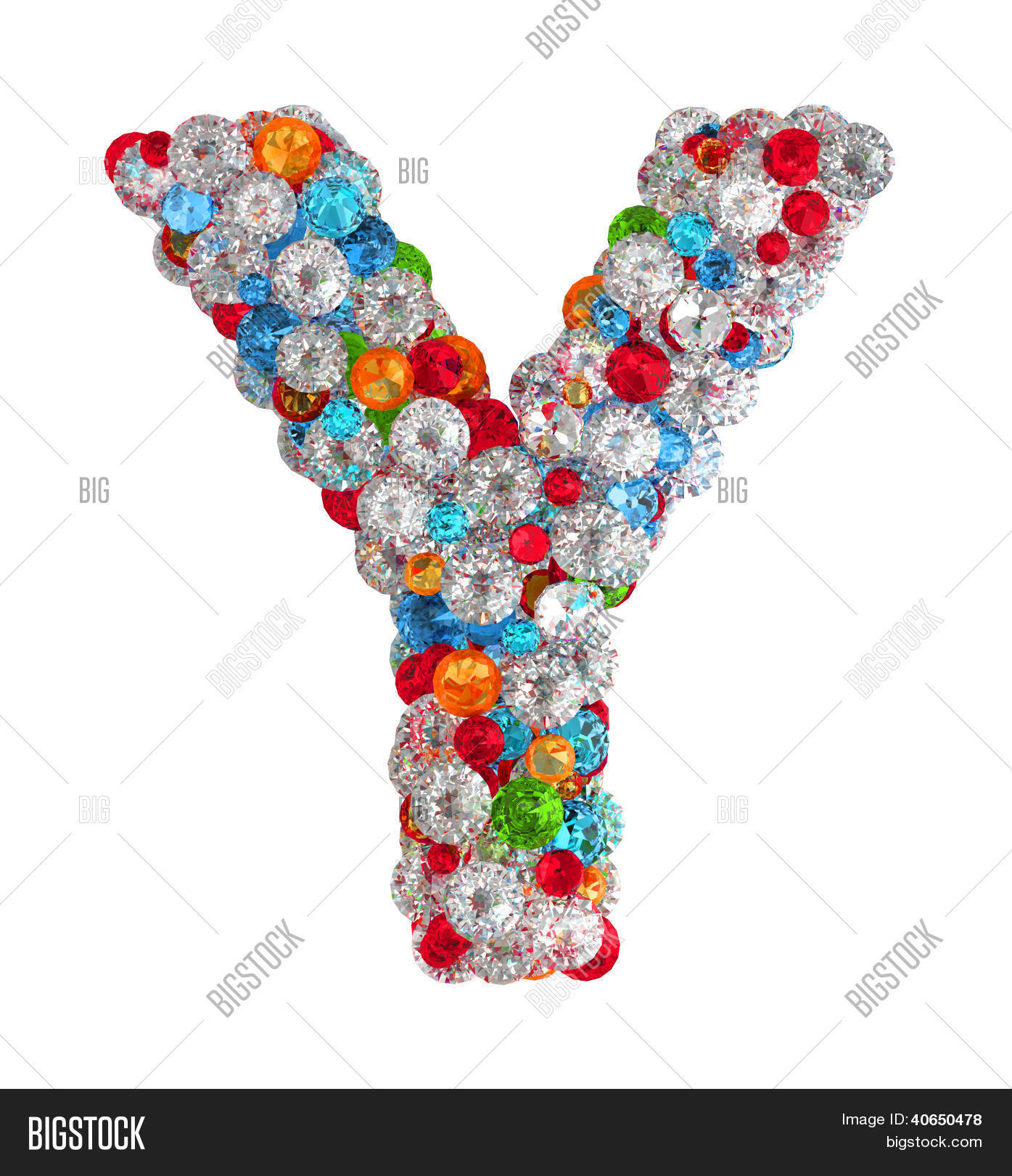 Letter Y Gems Image & Photo (Free Trial) | Bigstock