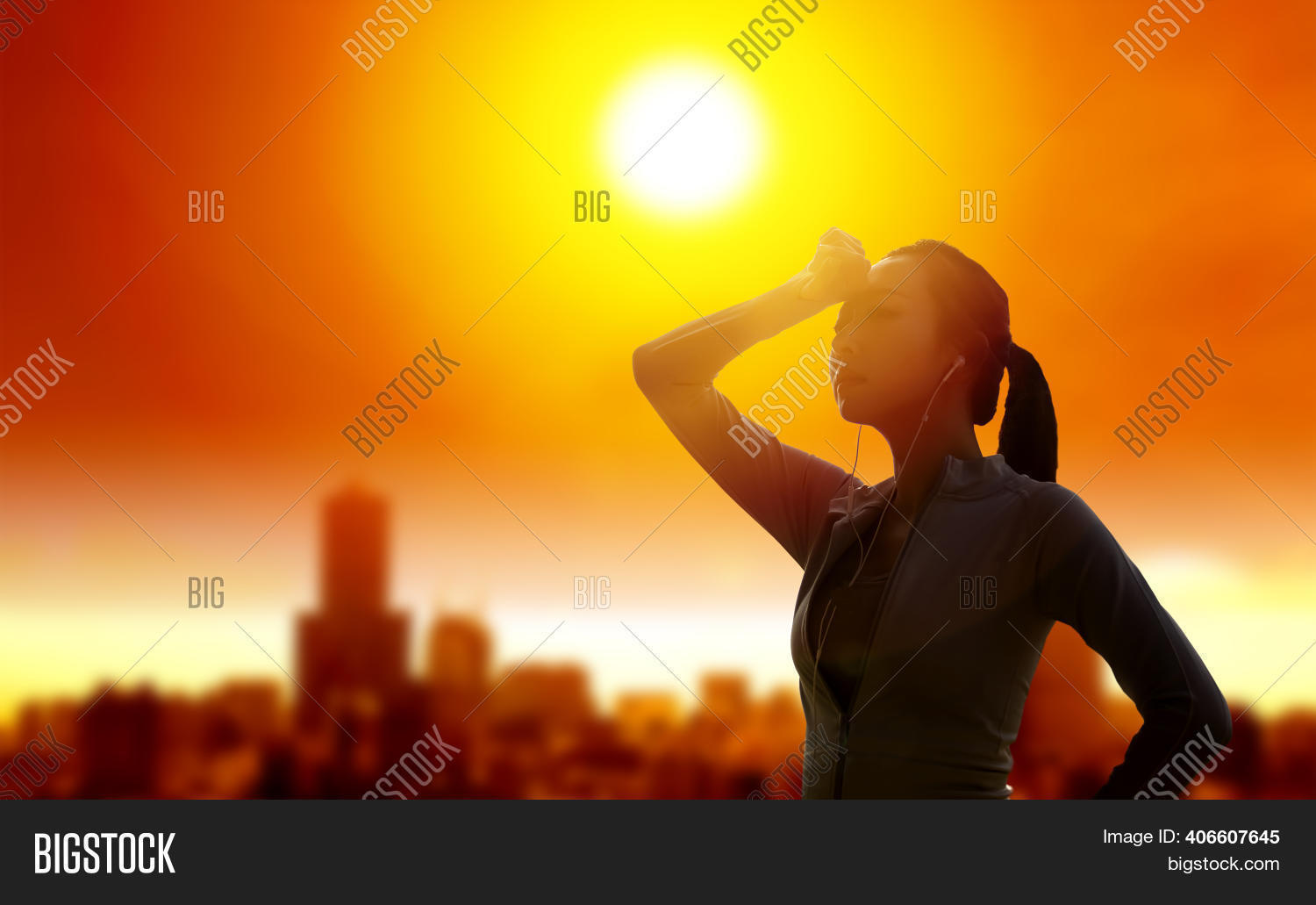 Woman Shielding Her Image & Photo (Free Trial) | Bigstock