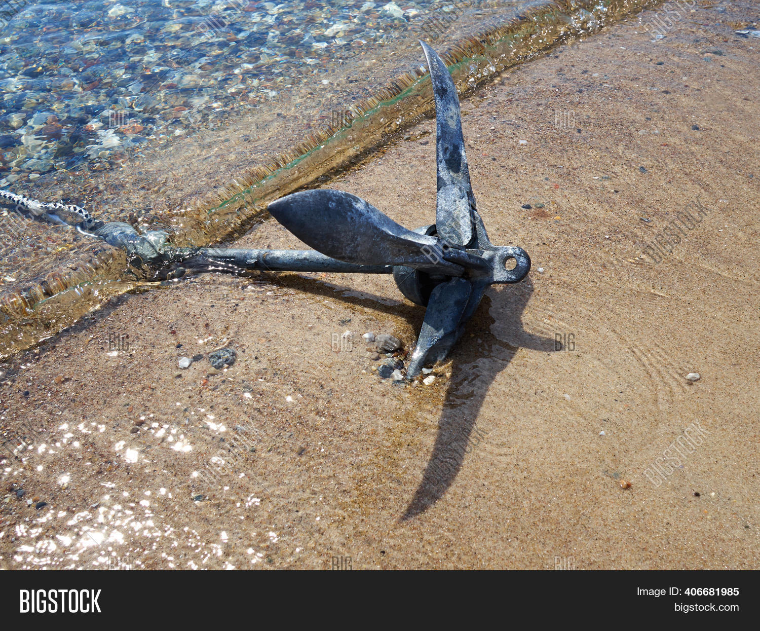 Small Boat Anchor Image & Photo (Free Trial) | Bigstock