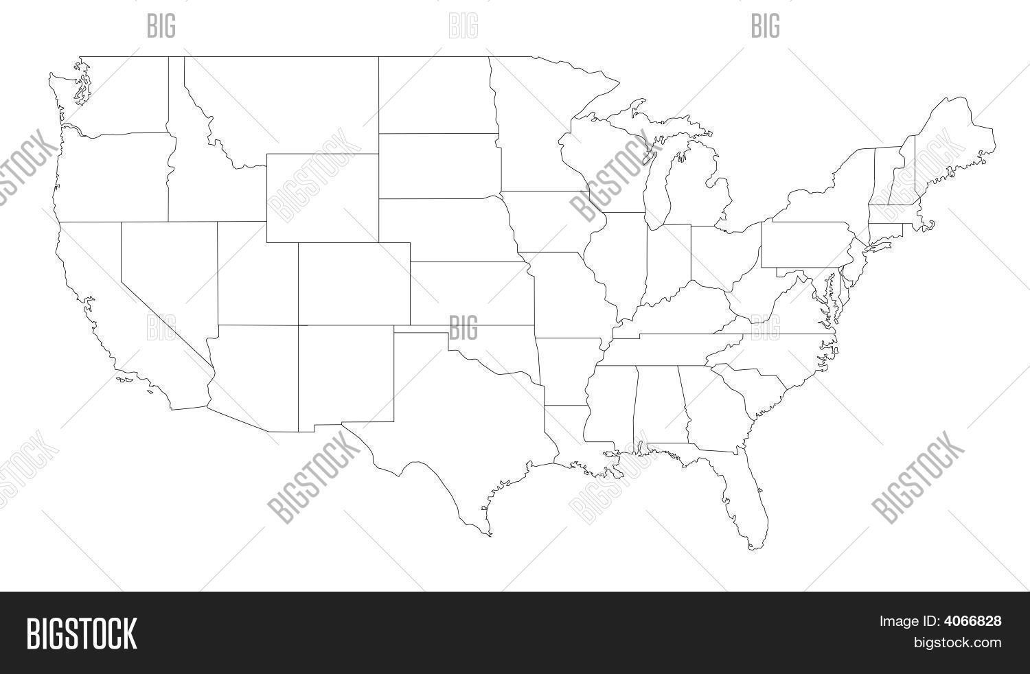 Map United States Image & Photo (Free Trial) | Bigstock