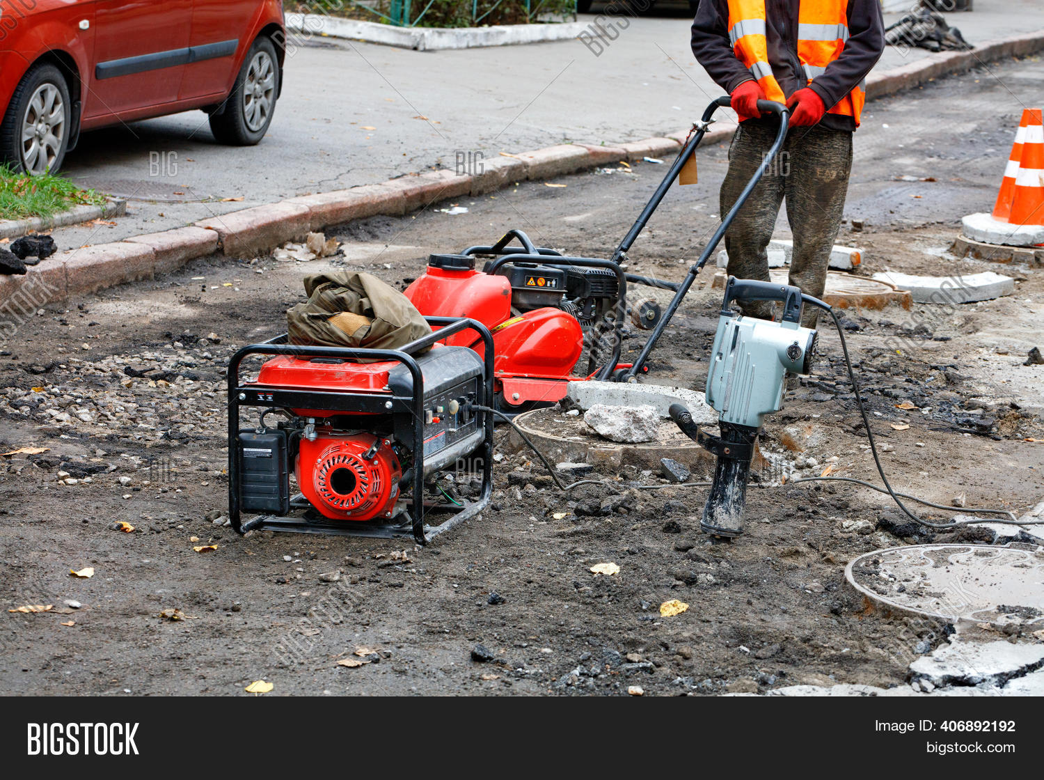 Road Worker Wearing Image & Photo (Free Trial) | Bigstock