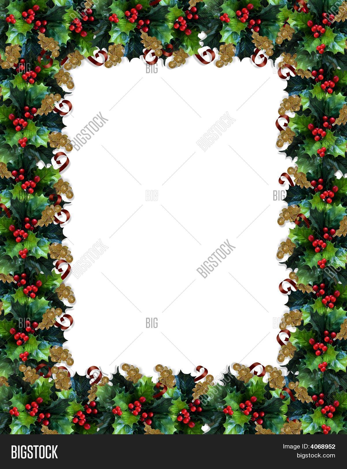 Christmas Holly Border Image & Photo (Free Trial) | Bigstock