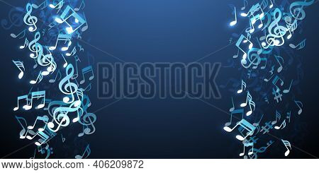 Music Notes Flying Vector & Photo (Free Trial) | Bigstock