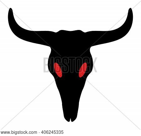 Dead Bull Head Icon Vector & Photo (Free Trial) | Bigstock