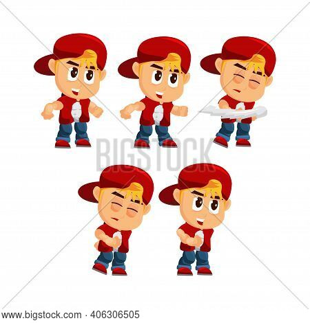 Boy Character Hat Vector & Photo (Free Trial) | Bigstock