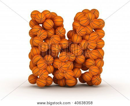 Letter M, Basketball Image & Photo (Free Trial) | Bigstock