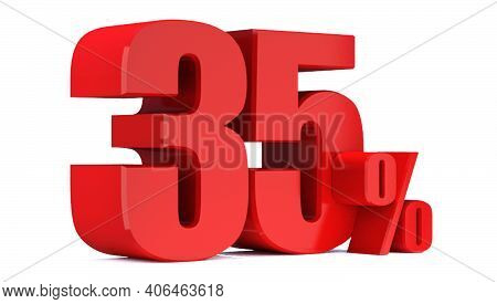 35 Percent Off 3d Sign Image & Photo (Free Trial) | Bigstock