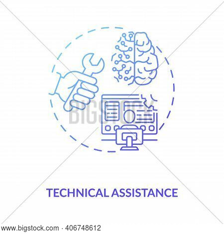 Technical Assistance Vector & Photo (Free Trial) | Bigstock