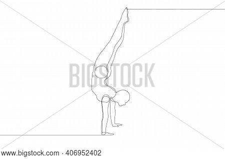 One Continuous Line Vector & Photo (Free Trial) | Bigstock