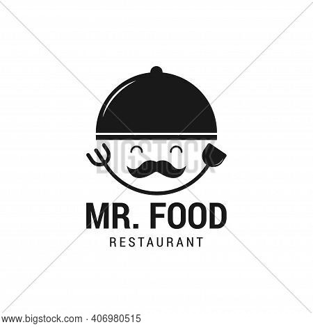 Mr Food Logo Concept Vector & Photo (Free Trial) | Bigstock