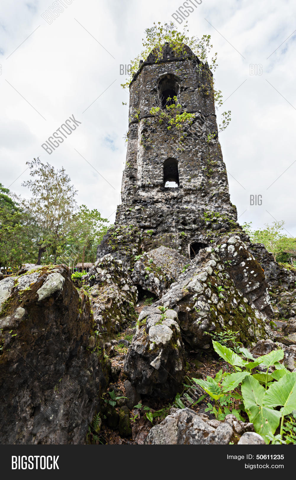 Cagsawa Ruins Image & Photo (Free Trial) | Bigstock