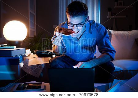 Eating Front Computer Image & Photo (Free Trial) | Bigstock