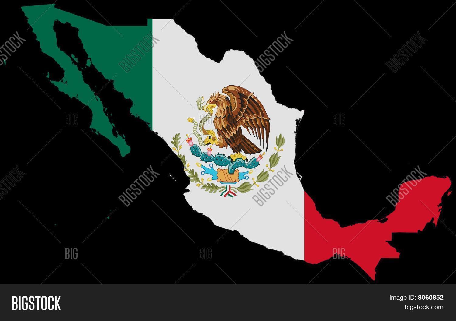 Mexico Map Flag Image & Photo (Free Trial) | Bigstock
