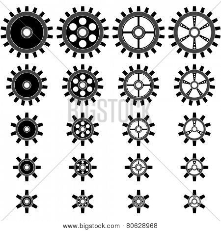 Gear Wheels Shapes Vector & Photo (Free Trial) | Bigstock