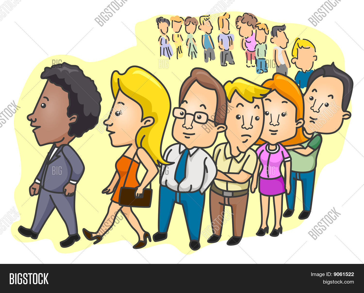 Queue Image & Photo (Free Trial) | Bigstock