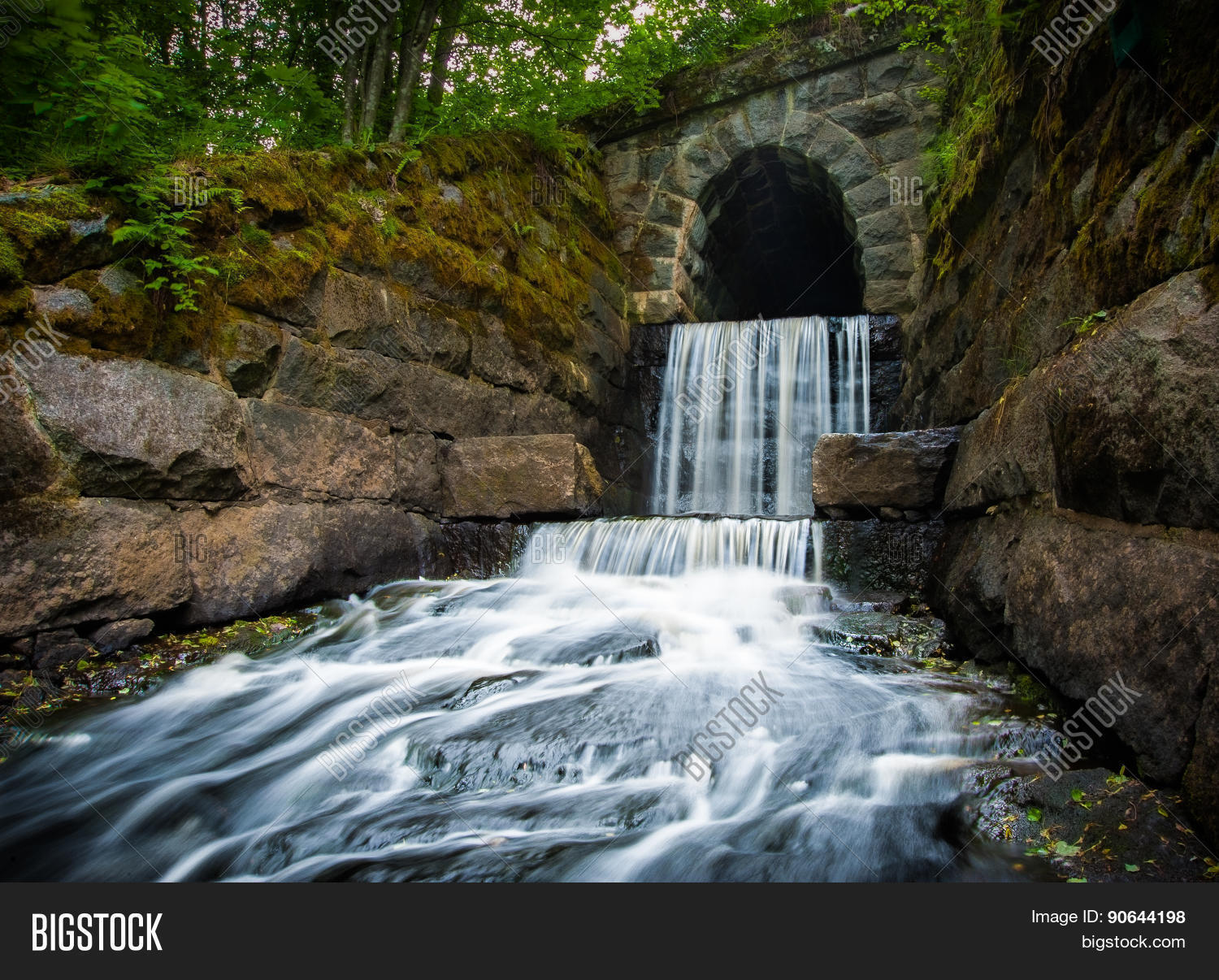 Waterfall End Tunnel Image & Photo (Free Trial) | Bigstock