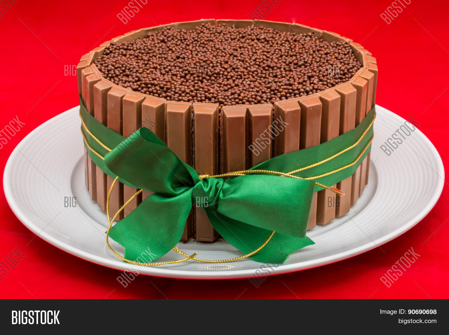 Chocolate Cake Ribbon Image & Photo (Free Trial) | Bigstock