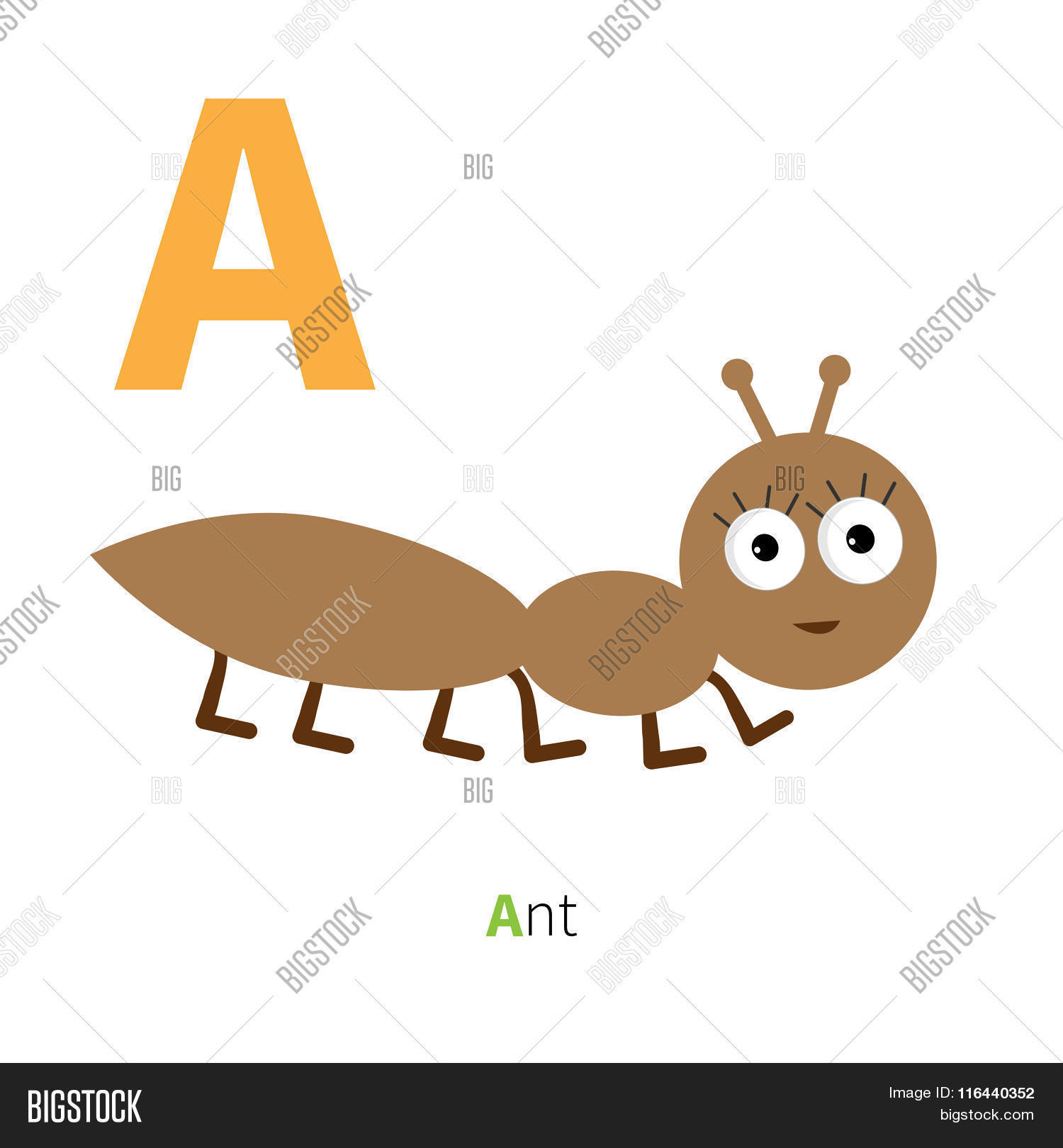 Letter Ant Insect Zoo Vector & Photo (Free Trial) | Bigstock