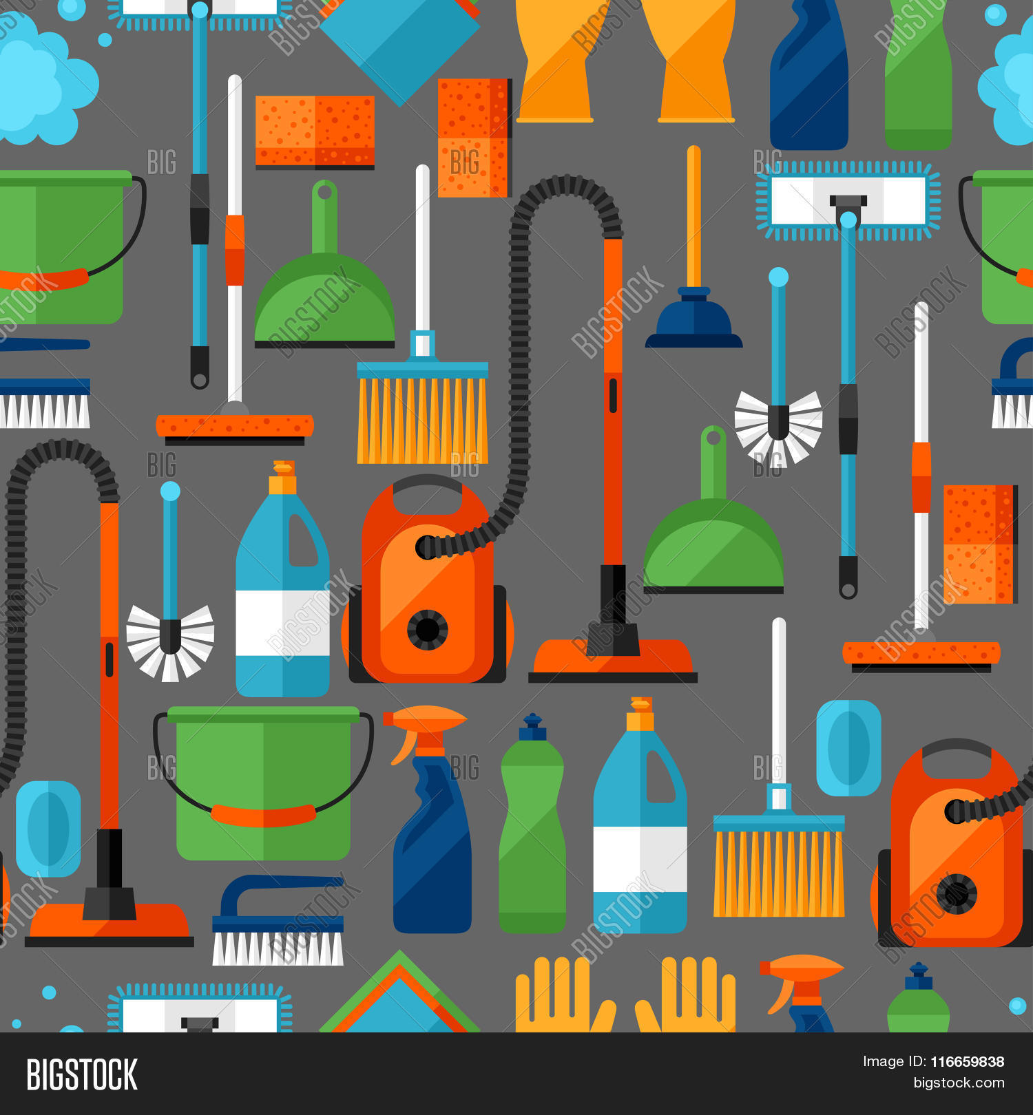 Housekeeping Vector & Photo (Free Trial) | Bigstock