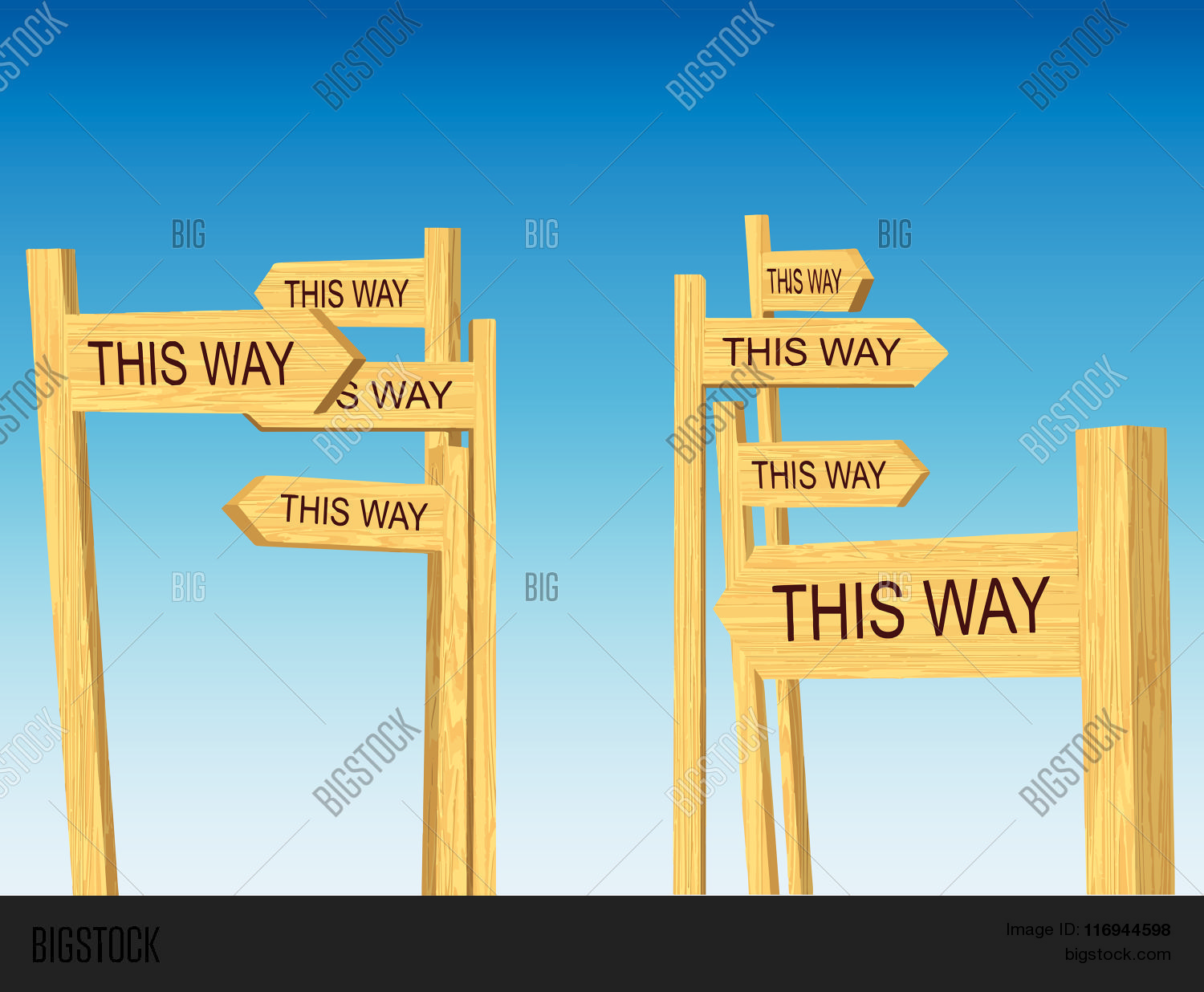 Confusing Directions Vector & Photo (Free Trial) | Bigstock