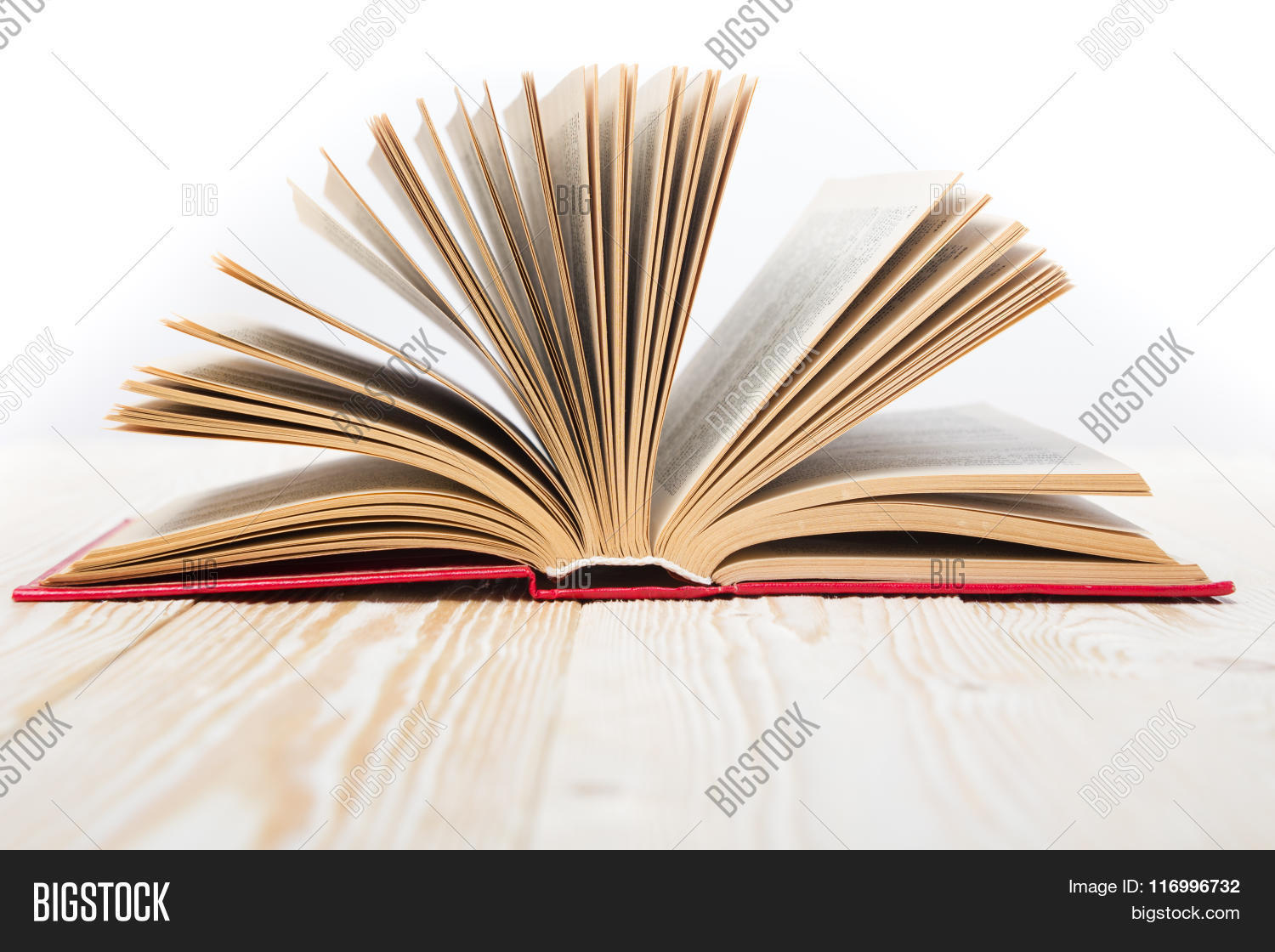 Open Book Wooden Table Image & Photo (Free Trial) | Bigstock