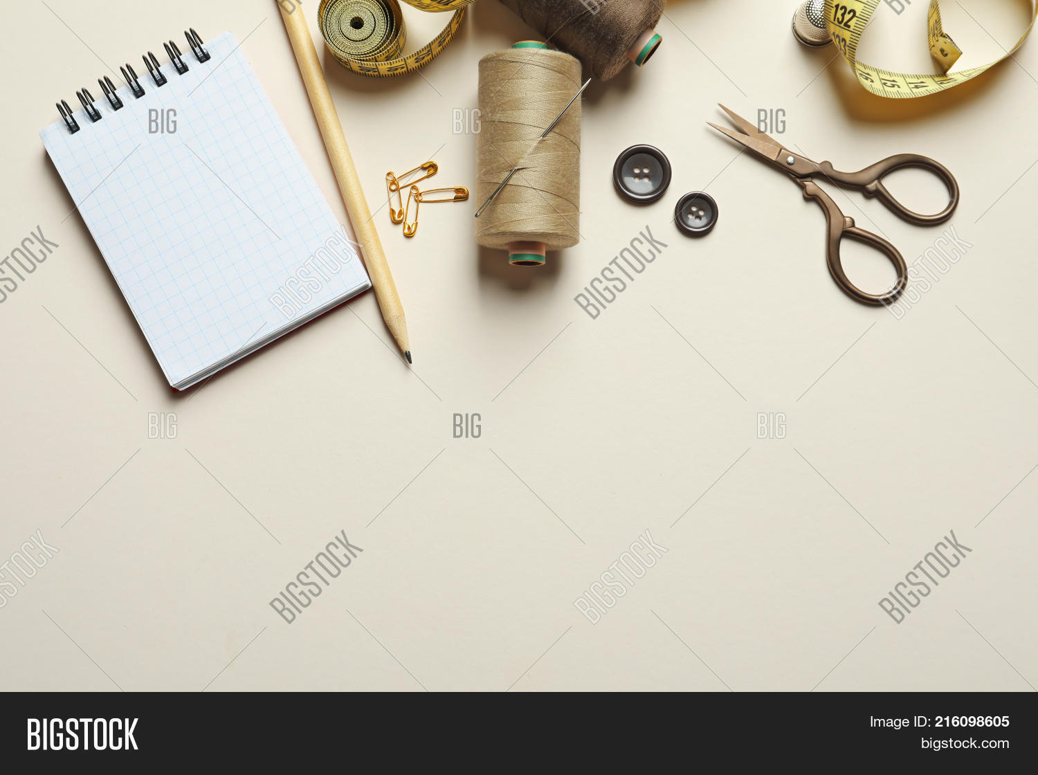 Set Tailoring Tools Image & Photo (Free Trial) | Bigstock