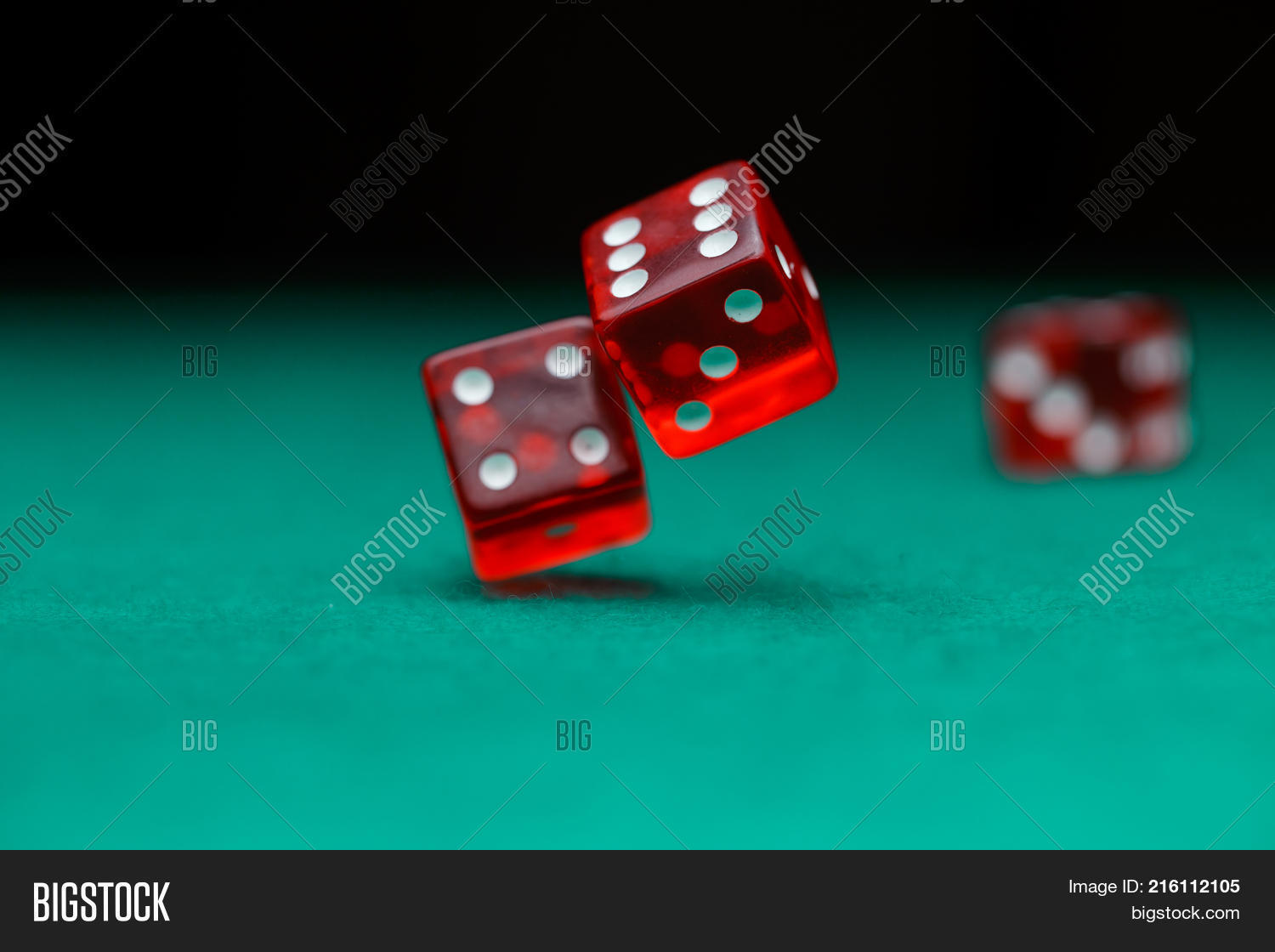 Photo Dice Falling On Image & Photo (Free Trial) | Bigstock