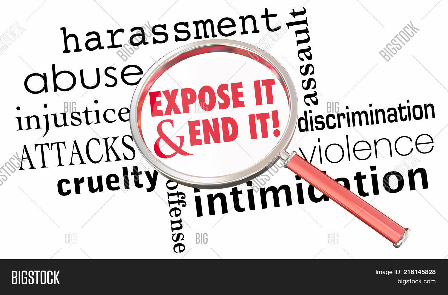 Expose End Harassment Image & Photo (Free Trial) | Bigstock
