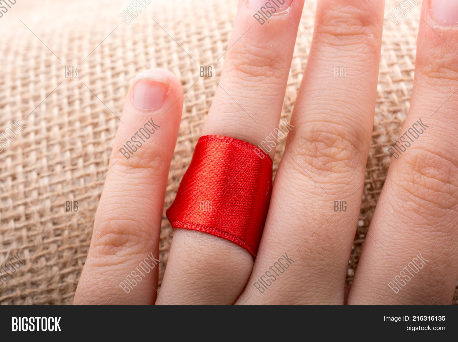 Red String Tied Around Image & Photo (Free Trial) | Bigstock