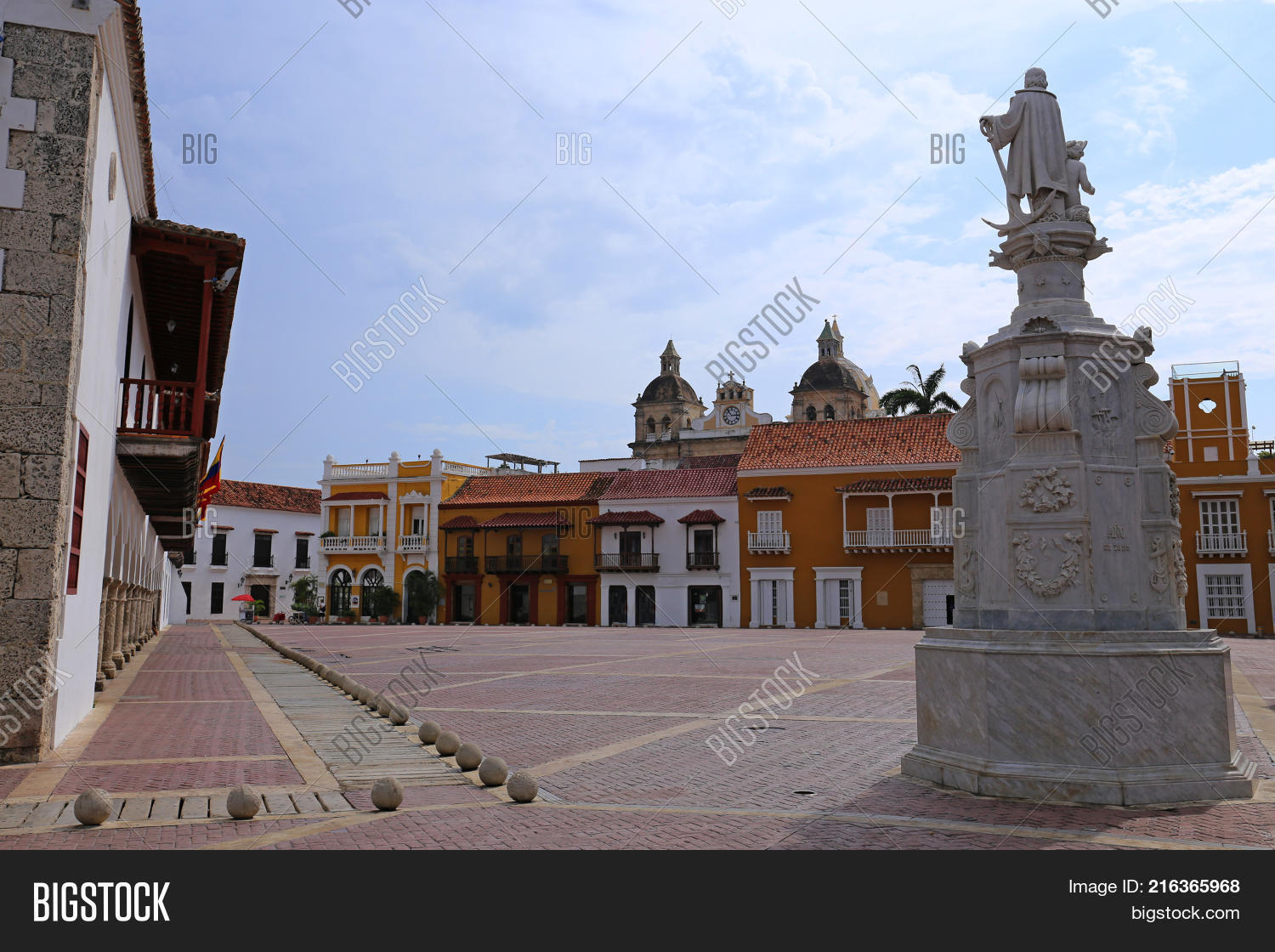 Historic Plaza De La Image & Photo (Free Trial) | Bigstock