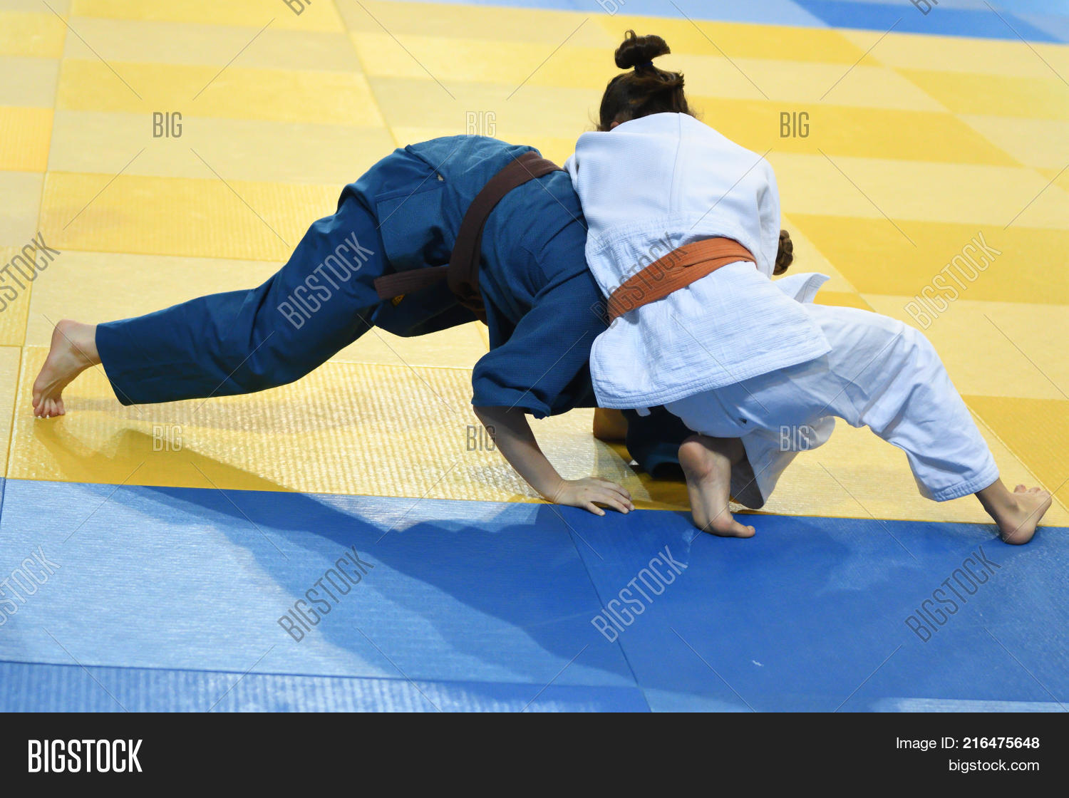Girls Compete Judo Image & Photo (Free Trial) | Bigstock