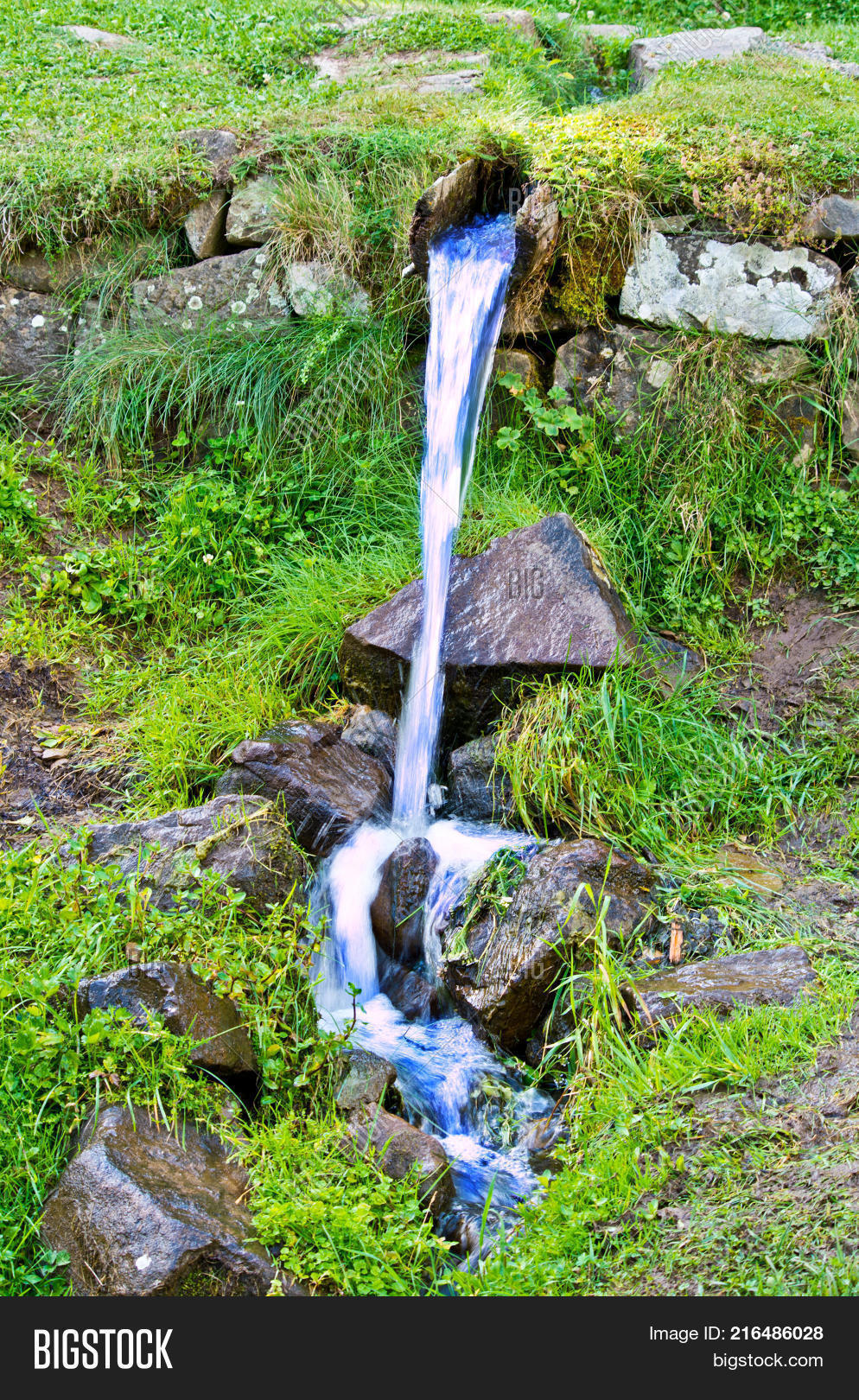Stream Small Waterfall Image & Photo (Free Trial) | Bigstock