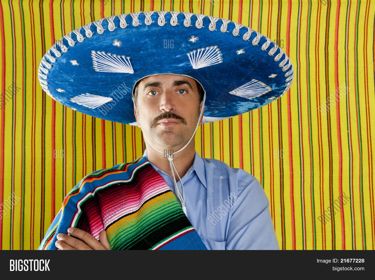 Mexican Mustache Man Image & Photo (Free Trial) | Bigstock