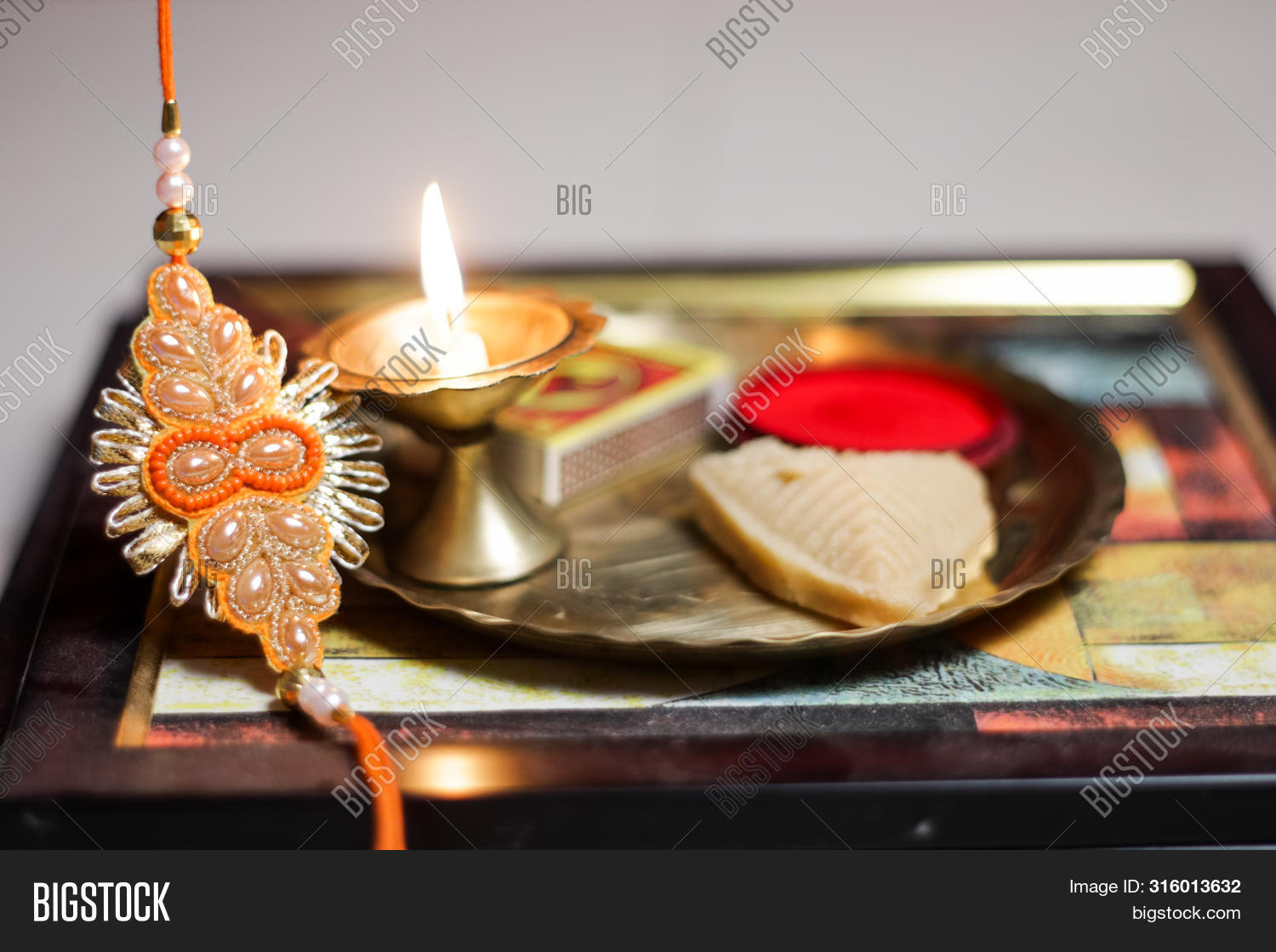 Plate Thali Decorated Image & Photo (Free Trial) | Bigstock