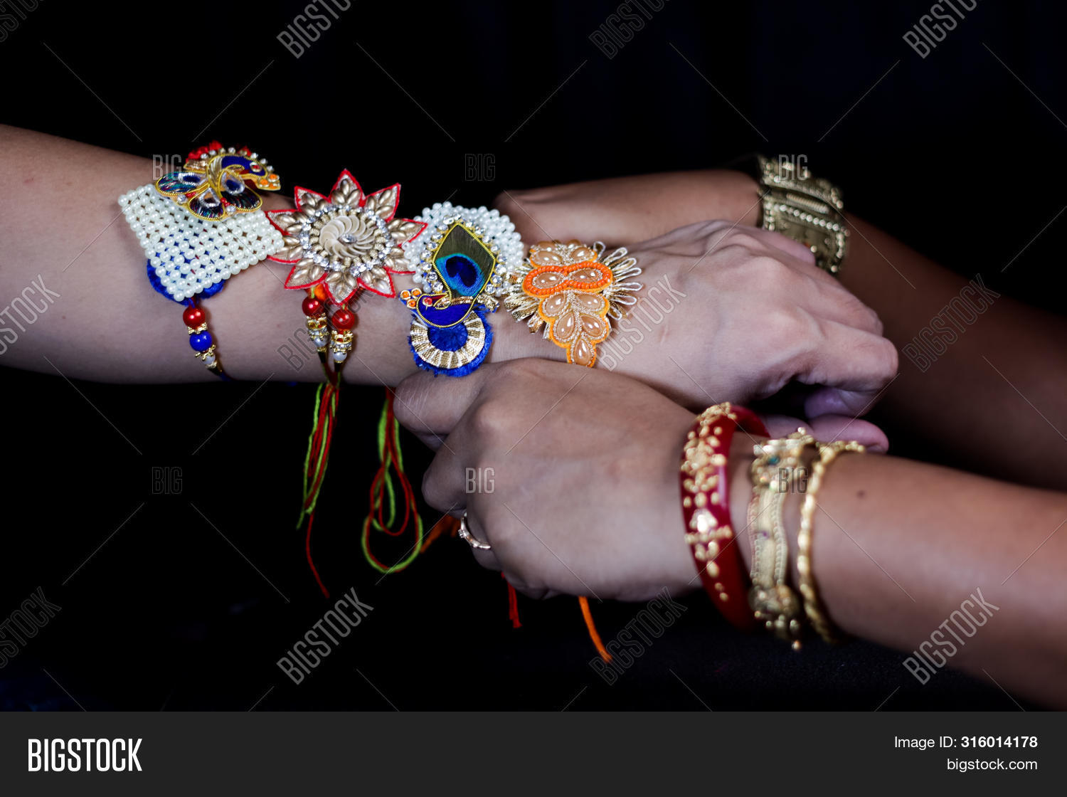 Hand Lady Tying Rakhi Image & Photo (Free Trial) | Bigstock