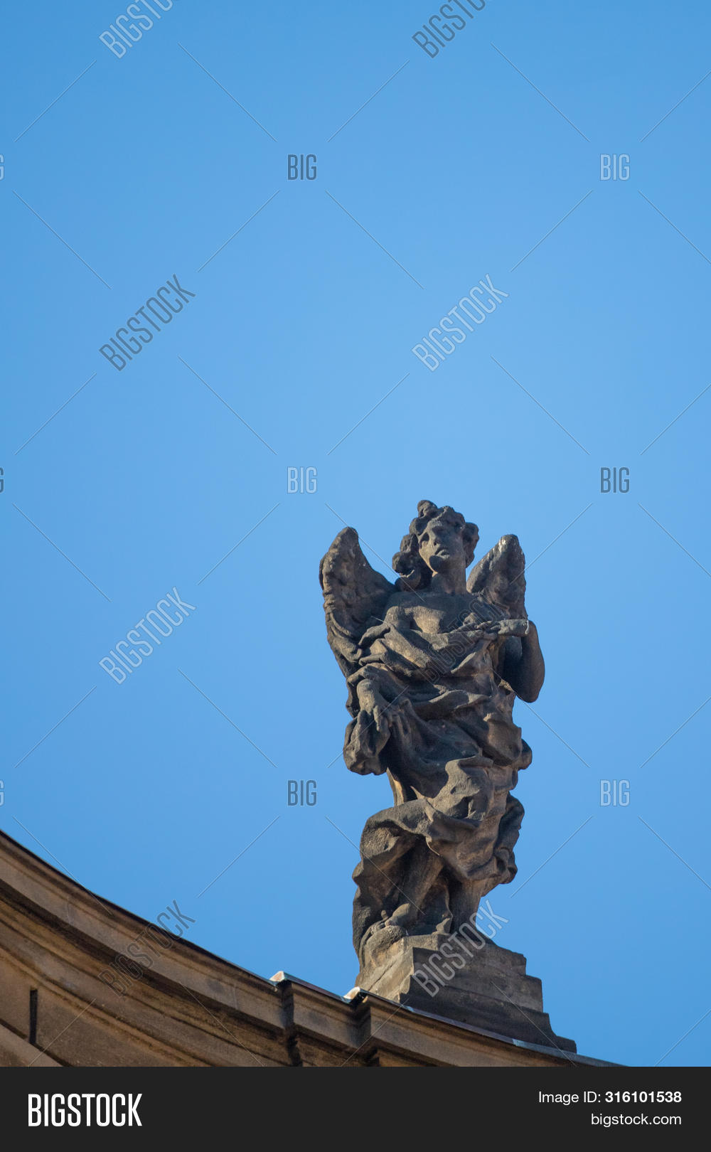 Statues On Roof St. Image & Photo (Free Trial) | Bigstock