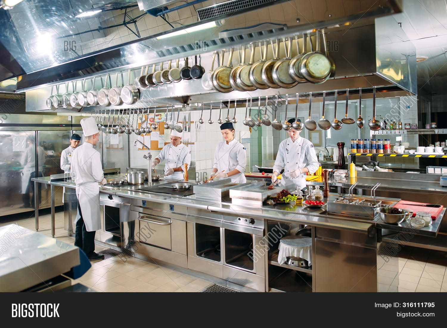 Modern Kitchen. Cooks Image & Photo (Free Trial) | Bigstock