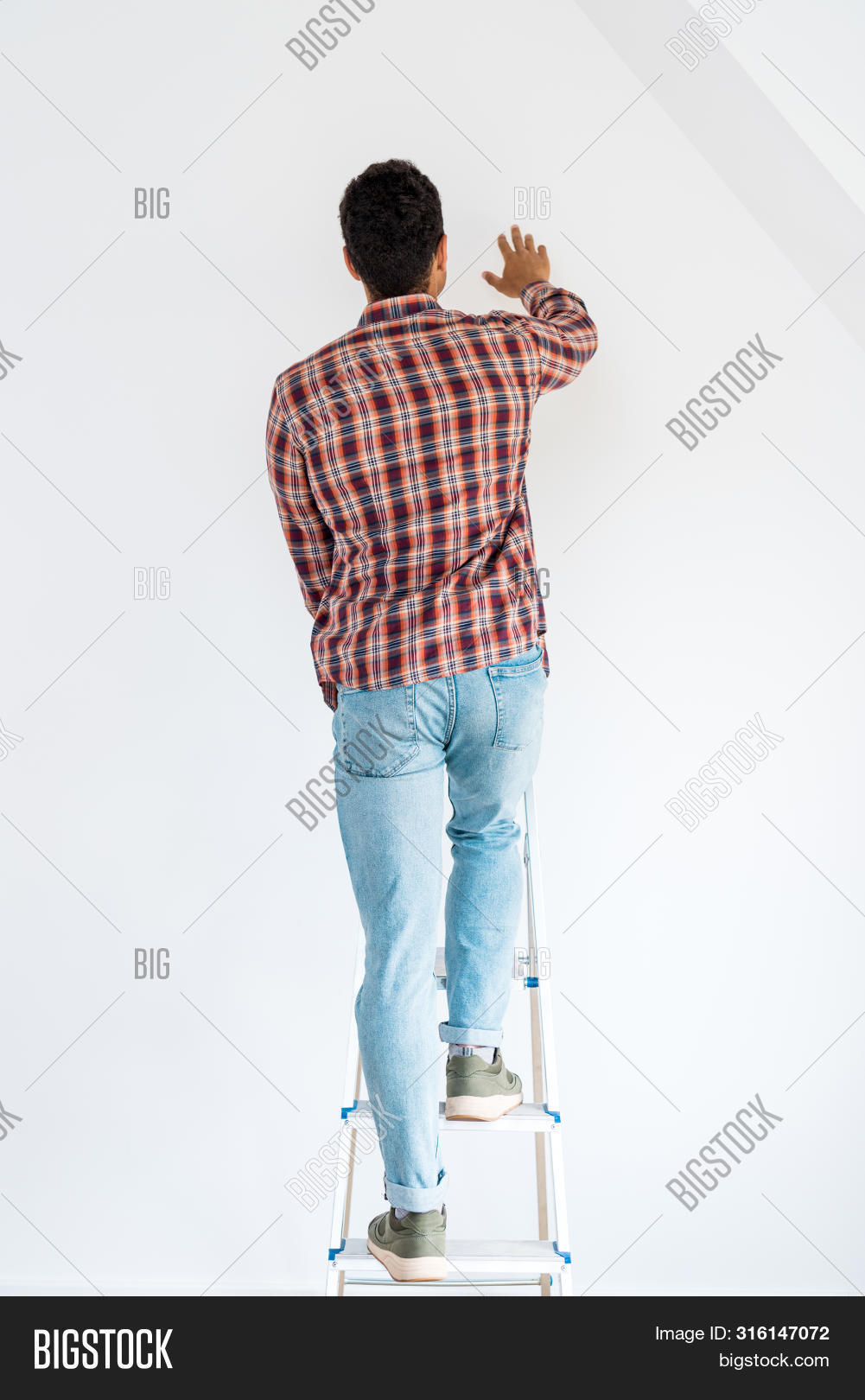 Back View Man Standing Image & Photo (Free Trial) | Bigstock