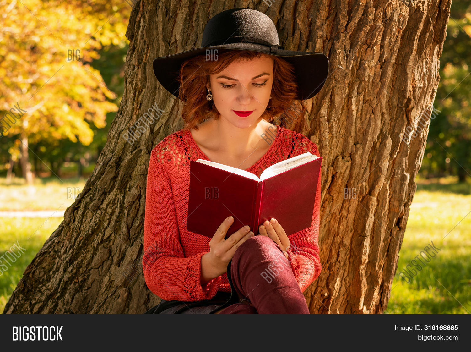 Lovely Woman Reading Image & Photo (Free Trial) | Bigstock