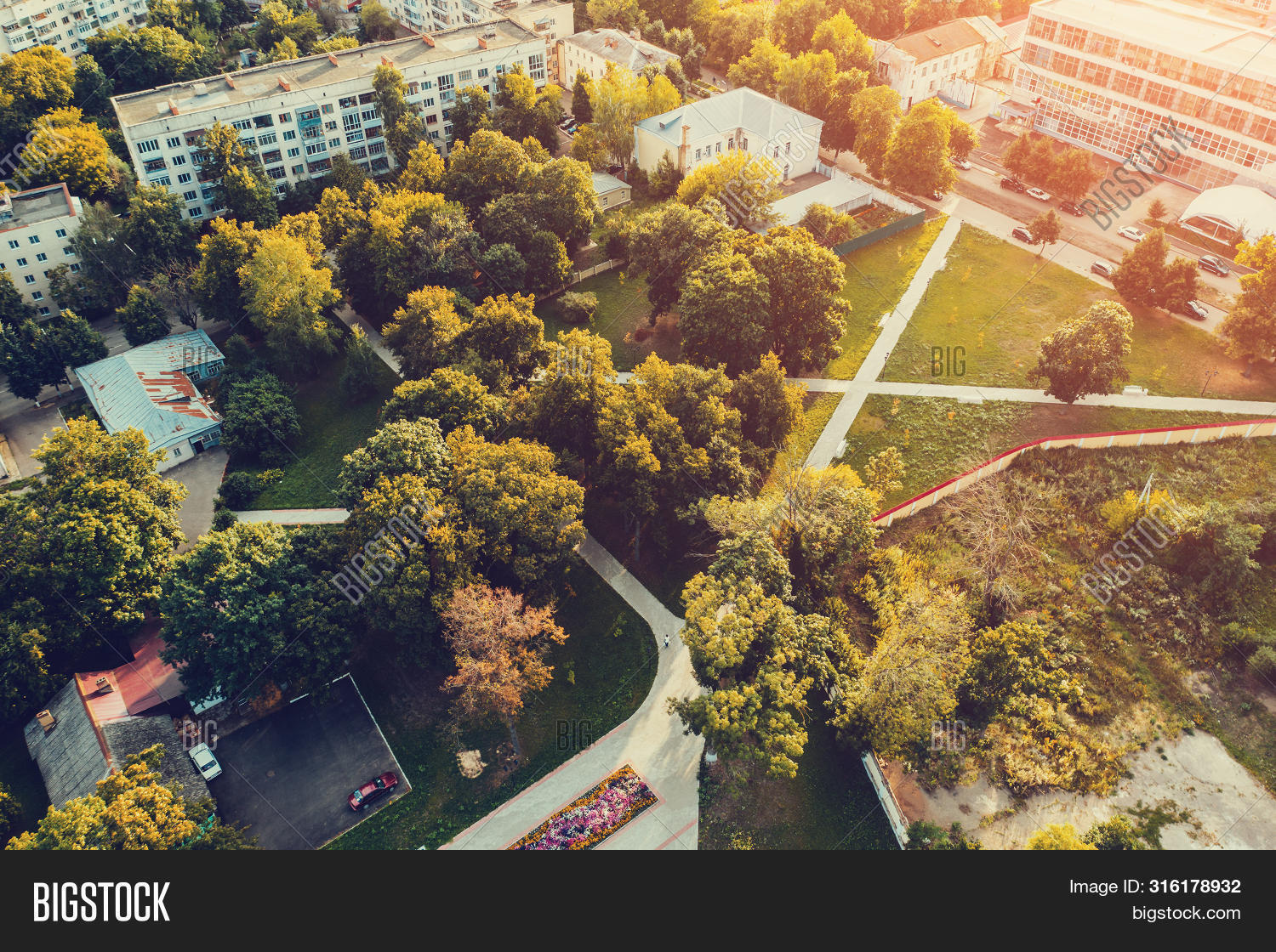 Aerial View City Image & Photo (Free Trial) | Bigstock