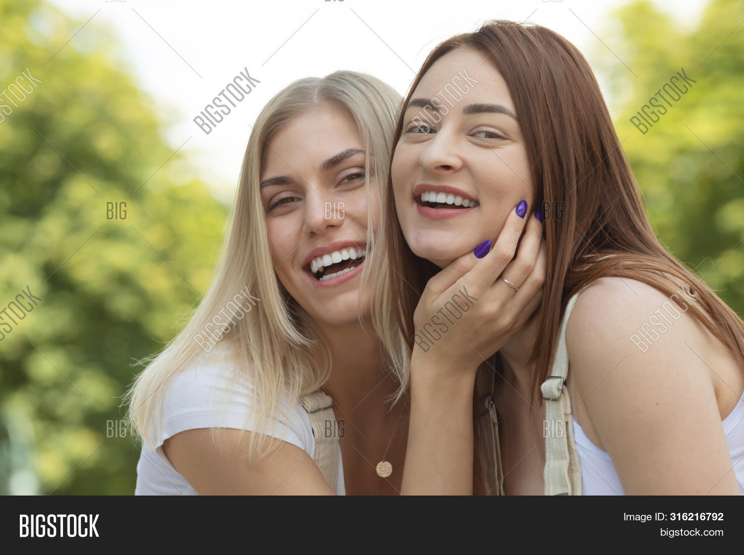 Two Young Woman Making Image & Photo (Free Trial) | Bigstock